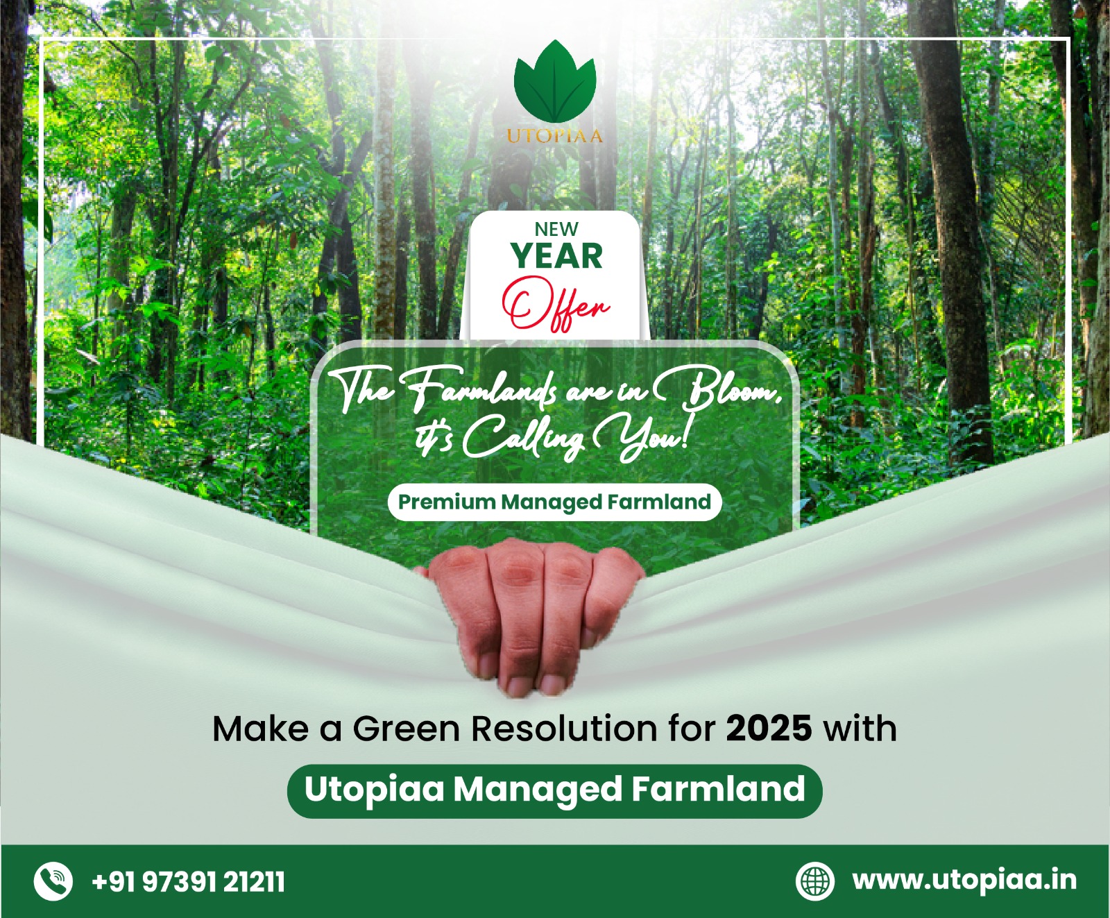 Managed Farmland | Farmland for Sale Bangalore - Utopiaa